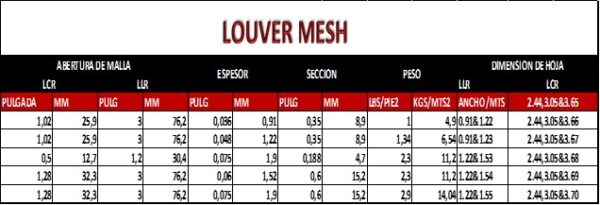 LOUVER MESH - FELOSISA
